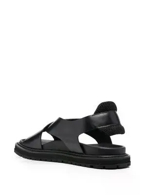 Premiata Crossover Strap Leather Sandals