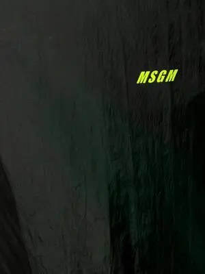 MSGM Neon Logo Track Pants