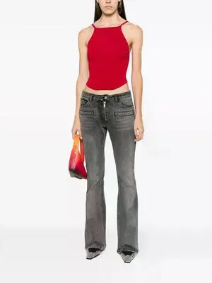COURREGES Mid-rise Flare Jeans