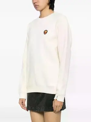 A BATHING APE Crew Neck Sweatshirt With Graphic Print
