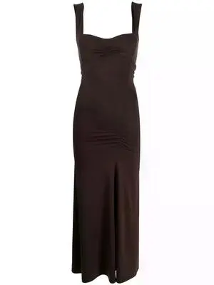 REFORMATION Suvi Ruched Midi Dress