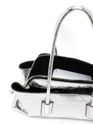 Attico Small La Passeggiata Shoulder Bag - Silver