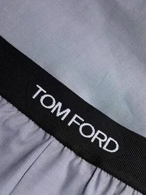 TOM FORD Logo-waistband Boxers - Grey