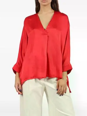 THE ROSE IBIZA Silk Blouse - Red