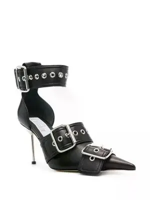 Giuseppe Di Morabito Calf Leather Decorative Buckle Pumps