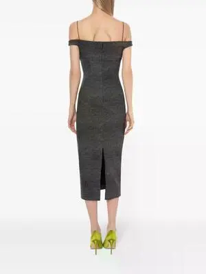 Philosophy Di Lorenzo Serafini Off-shoulder Midi Dress