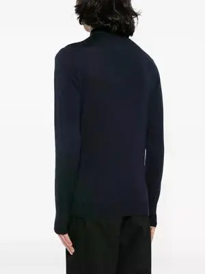 John Smedley Fine-knitted Mock Neck Jumper