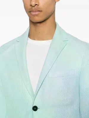 Harris Wharf London Single-breasted Honeycomb Blazer