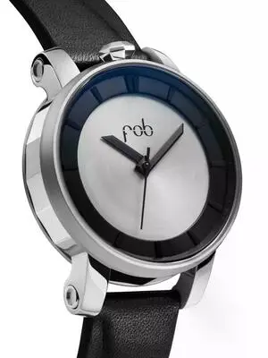FOB PARIS Automatic Watch With Leather Strap