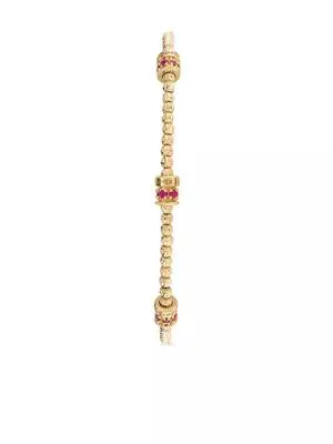 OFFICINA BERNARDI 18kt Yellow Ruby And Diamond Bracelet - Gold