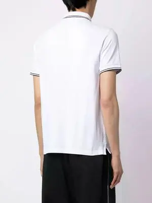 Stone Island Stripe-trim Piqué Polo Shirt