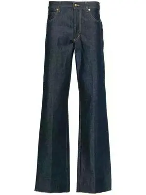 Gucci Logo Patch Jeans