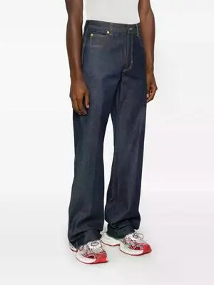 Gucci Logo Patch Jeans