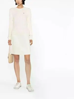 Polo Ralph Lauren Cable-knit Crew Neck Sweater - Neutrals