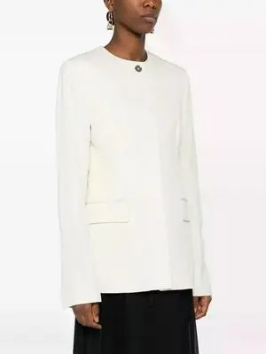 TOTEME Collarless Cinched Jacket