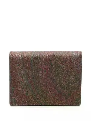 Etro Paisley-print Wallet - Brown