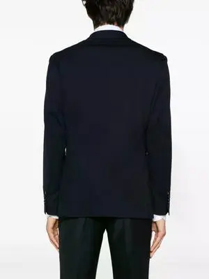LARDINI Double-breasted Wool Blazer