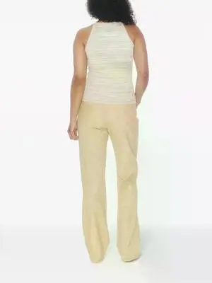 Filippa K Monogram Embroidered Organic Cotton Tank Top - Neutrals