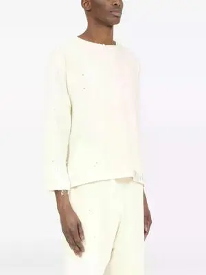 MAISON MARGIELA Handwritten Cotton Sweatshirt