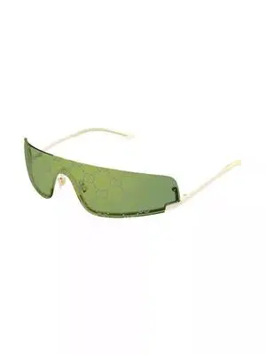 Gucci Mask-shaped Frame Sunglasses - Neutrals