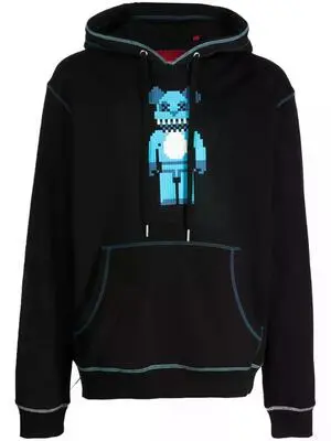 Mostly Heard Rarely Seen 8-bit Contrast Stitching Sweatshirts Hoodies For Men