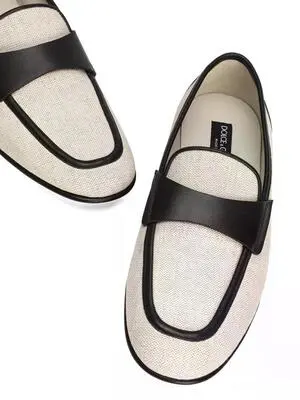 Dolce & Gabbana Two-tone Loafers - Neutrals