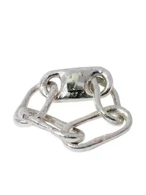 PARTS OF FOUR Tone Roman Link Bracelet - Silver
