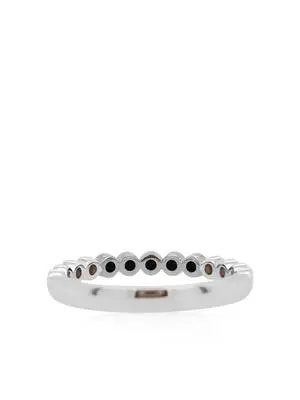 HYT JEWELRY 18kt White Gold Black Diamond Ring