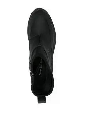 Calvin Klein Logo-print Waterproof Flatform Boots