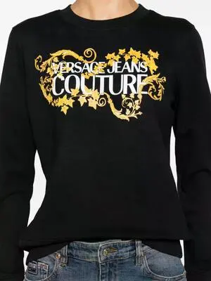Versace Barocco Logo Print Sweatshirt