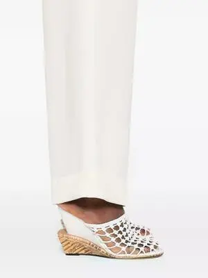 A.M.G. Pleated Tailored Trousers