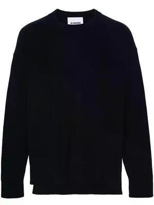 JIL SANDER Wool Knit Jumper With Side Slits