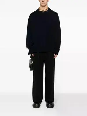 JIL SANDER Wool Knit Jumper With Side Slits