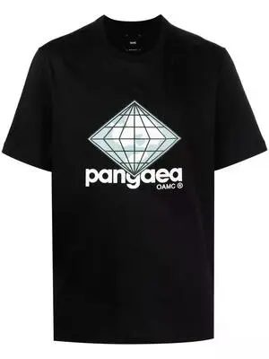 OAMC Graphic-print Crew-neck T-shirt - Black