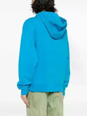 Maison Kitsuné Embroidered Logo Cotton Hoodie