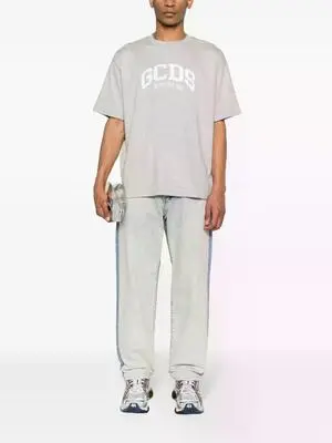 Gcds Logo-patch Cotton T-shirt