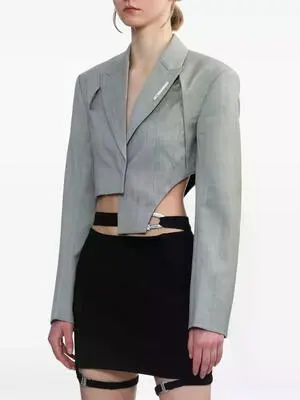 HELIOT EMIL Asymmetric Virgin-wool Blazer