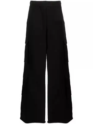 Vetements Cargo Cotton Track Pants - Black
