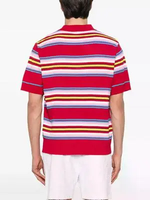 Casablanca Striped Polo Shirt