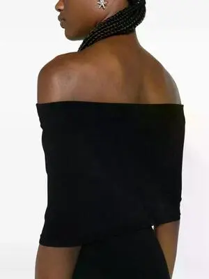 Wardrobe.NYC Off-shoulder Bodycon Mini Dress