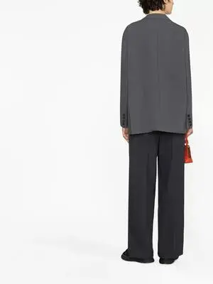 THE FRANKIE SHOP Bea Single-breasted Blazer - Grey