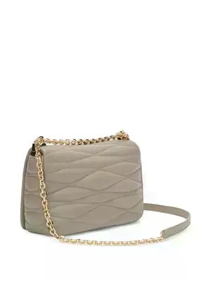 Furla Quilted Crossbody Bag With Chain Strap - Neutrals