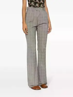 VIVIENNE WESTWOOD Prince Of Wales Check Flared Trousers