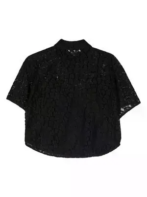 Michael Kors Leopard Corded Lace Shirt