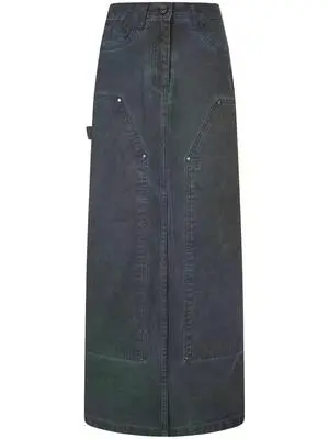 STUDIO TOMBOY Washed Denim Maxi Skirt