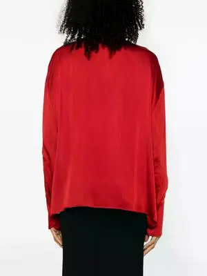 GENNY Satin-finish Button-up Shirt