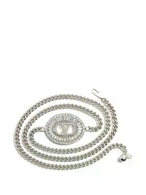 Valentino Garavani Vlogo Signature Embellished Chain Belt