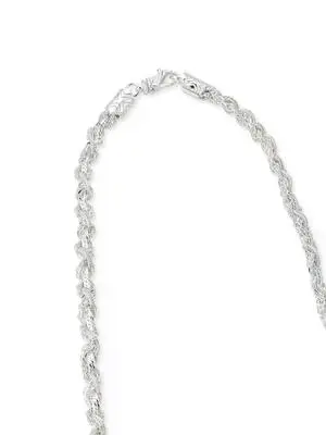 Emanuele Bicocchi Sterling Rope Chain Necklace - Silver