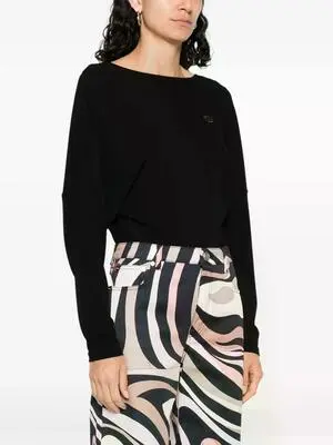 Emilio Pucci Jersey Long Sleeve Bodysuit