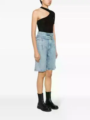 AGOLDE Reworked 90s Wide Leg Denim Shorts